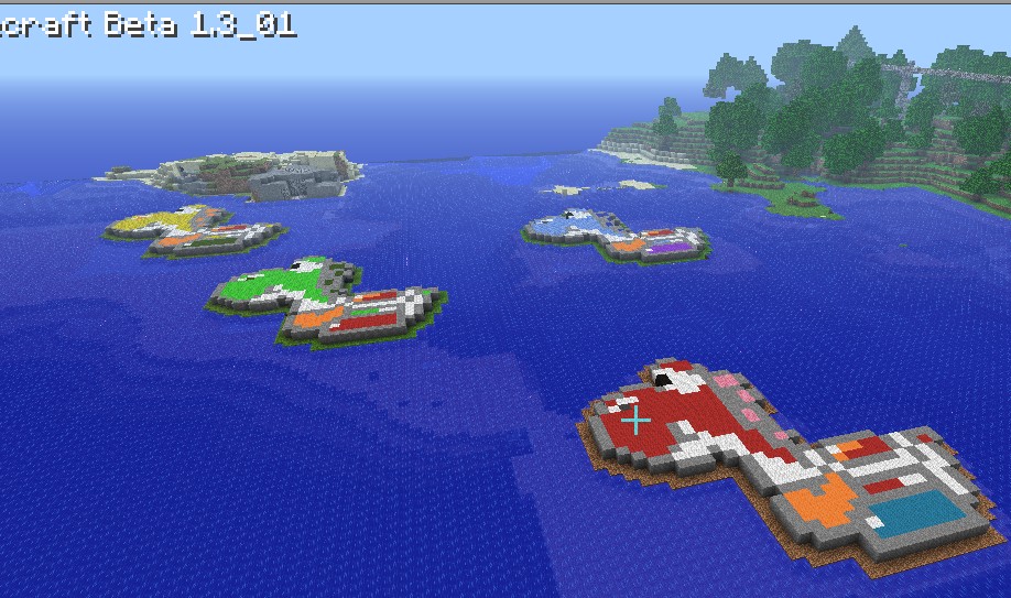 Yoshi Islands Minecraft Map